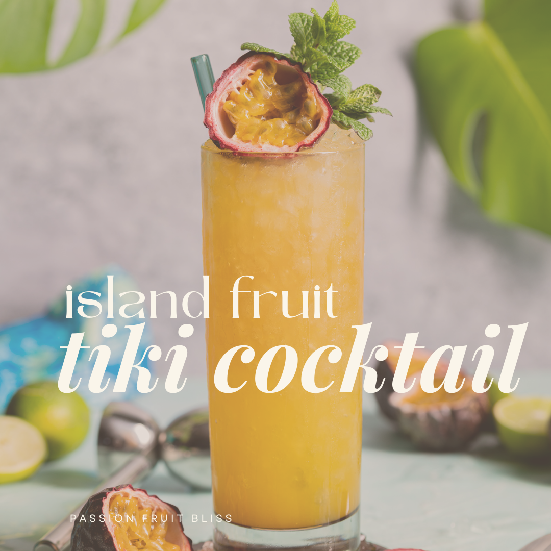 Island Fruit Tiki Cocktail – Rizo Radiance